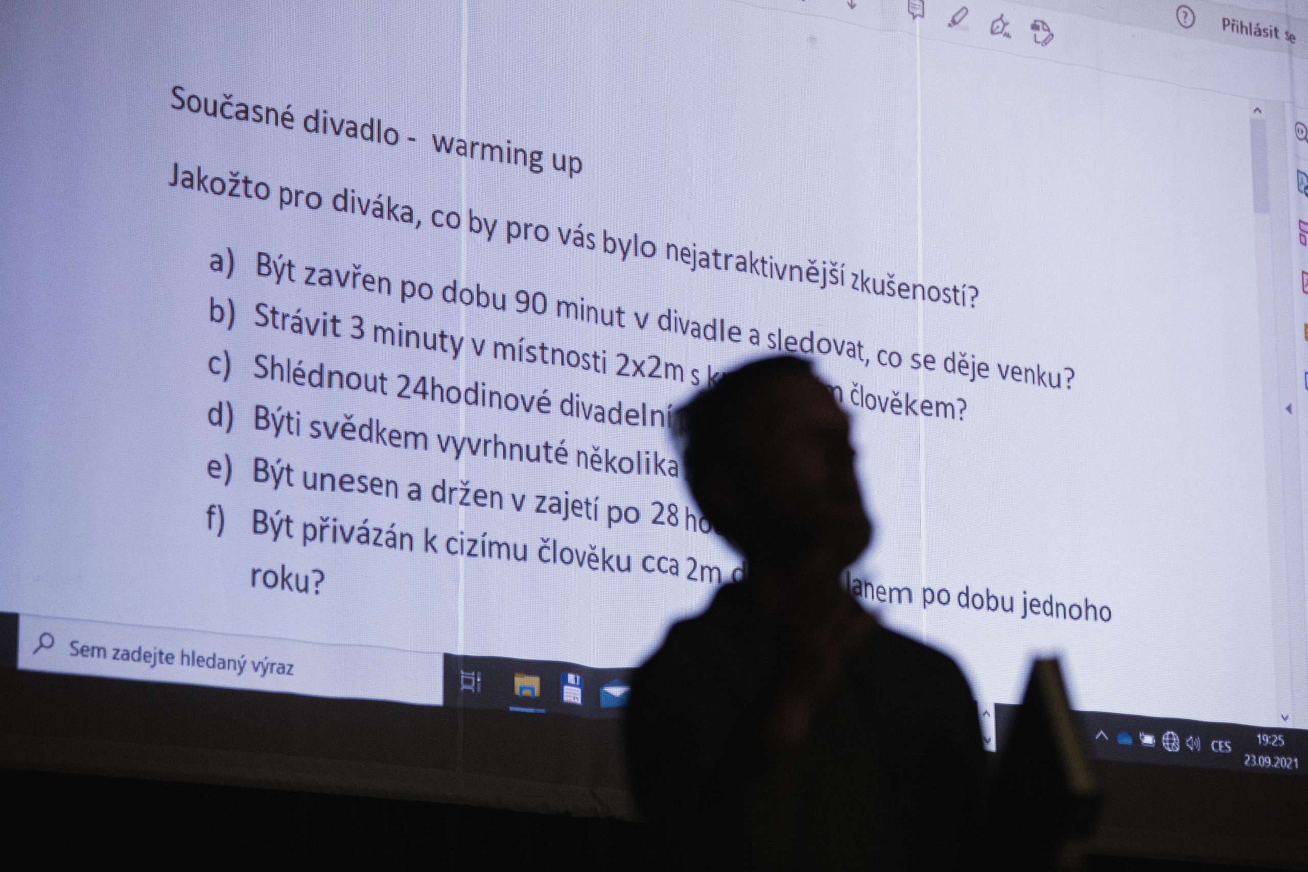 Divadlo Drak — Jan Suk – Přednáška o tendencích v současném ...